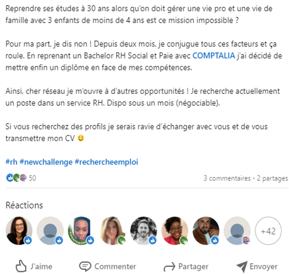 Créer un post LinkedIn de recherche d'emploi pour se démarquer