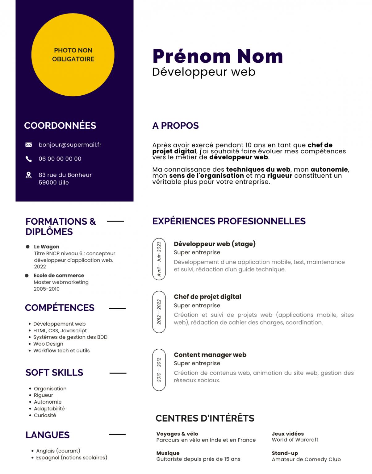 Rédiger un CV pour reconversion professionnelle : 4 conseils