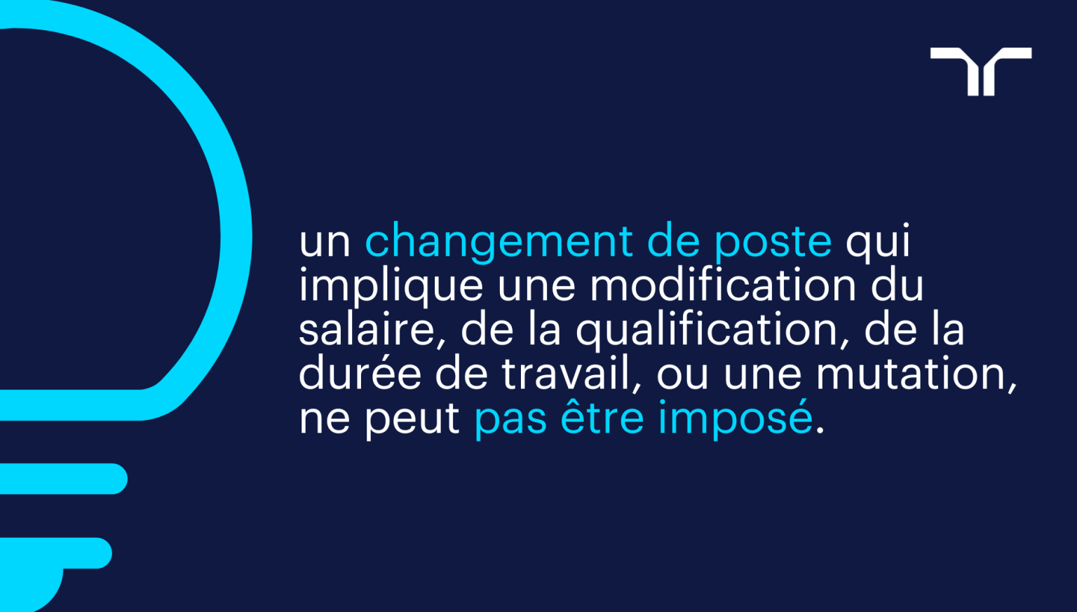 Changement de poste imposé par l'employeur : les différents cas