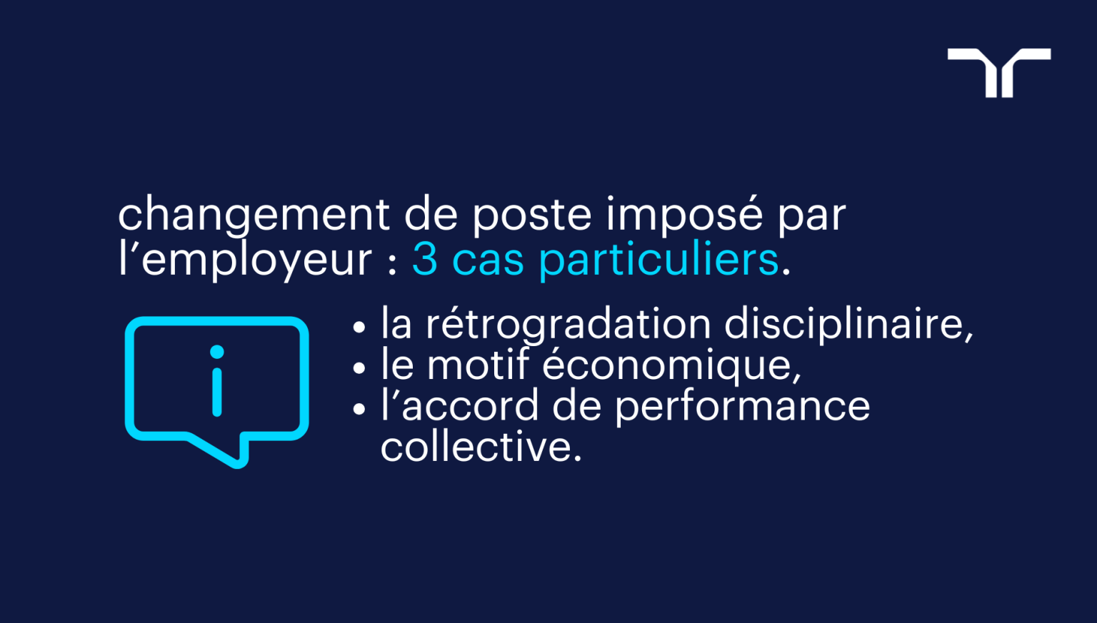 Changement de poste imposé par l'employeur : les différents cas